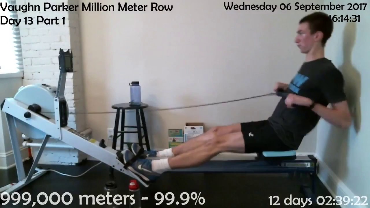 Row New Yorker Breaks World Record: Million Meter Row - YouTube