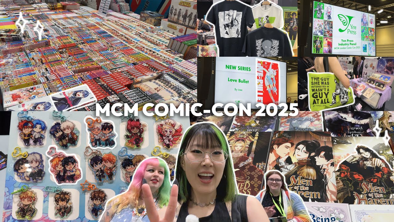 MCM COMIC CON LONDON 2025 🏹 yen press manga announcements! 💗👼 - YouTube