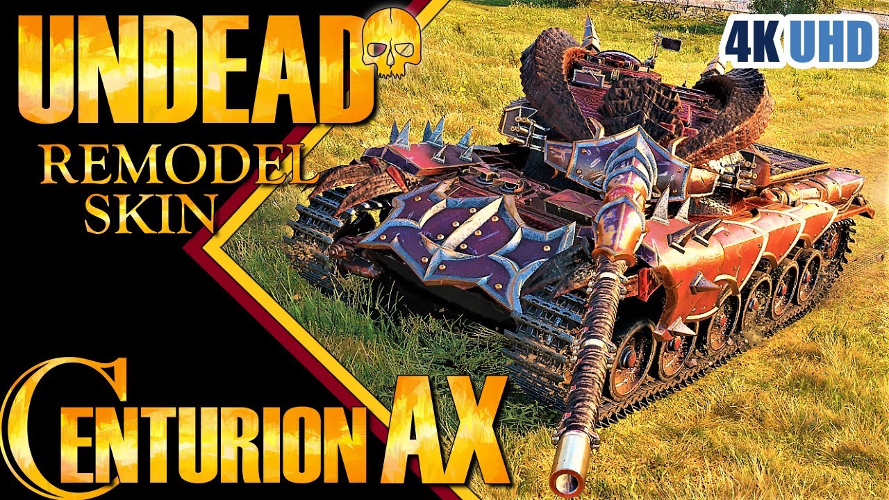 WoT Centurion AX ♦ Undead Remodel ♦ World of Tanks Gameplay 4k (2020 ...