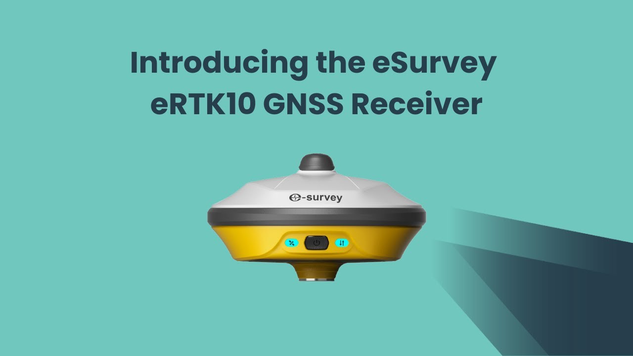 Introducing the eSurvey eRTK10 AR VISUAL STAKEOUT GNSS Receiver - YouTube