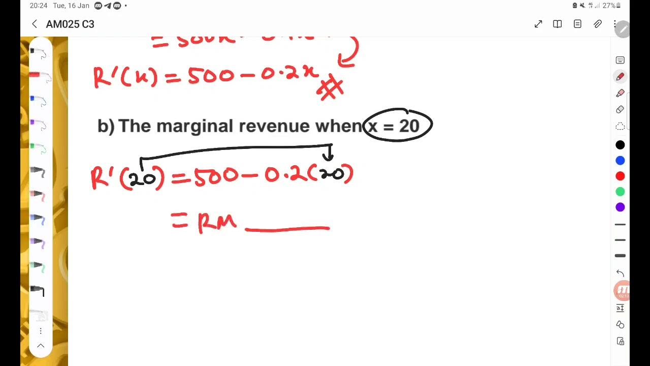 Optimise Profit Revenue Cost E7 - YouTube