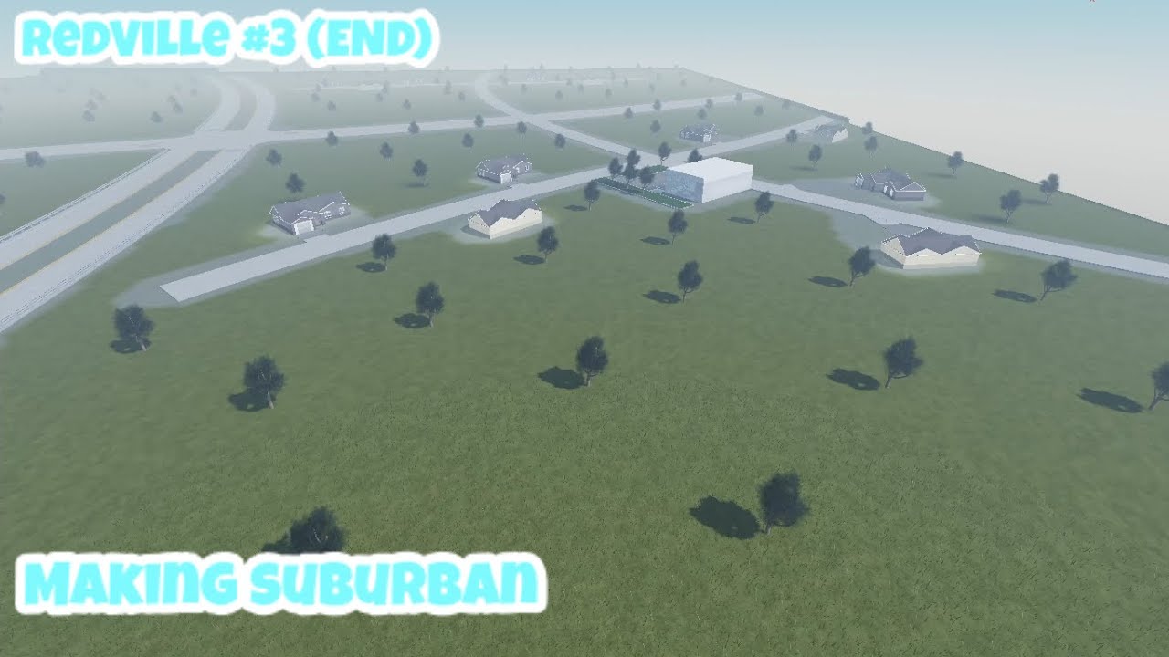 How To Make Suburban In Roblox Studio - RedVille #3 - YouTube