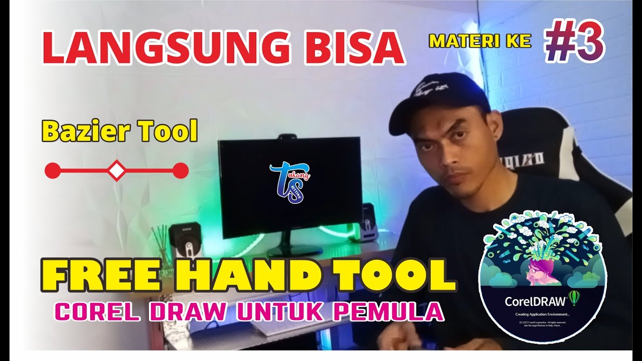 LANGSUNG BISA !!! - TUTORIAL COREL DRAW 2022 MATERI FREE HAND TOOL DAN BAZIER DARI TUKANG ...