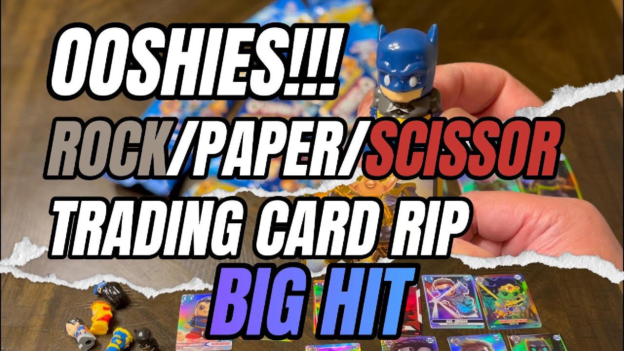 Ooshies Rock/Paper/Scissor Trading Card Rip with Big Hit feat. @Fat_tom ...