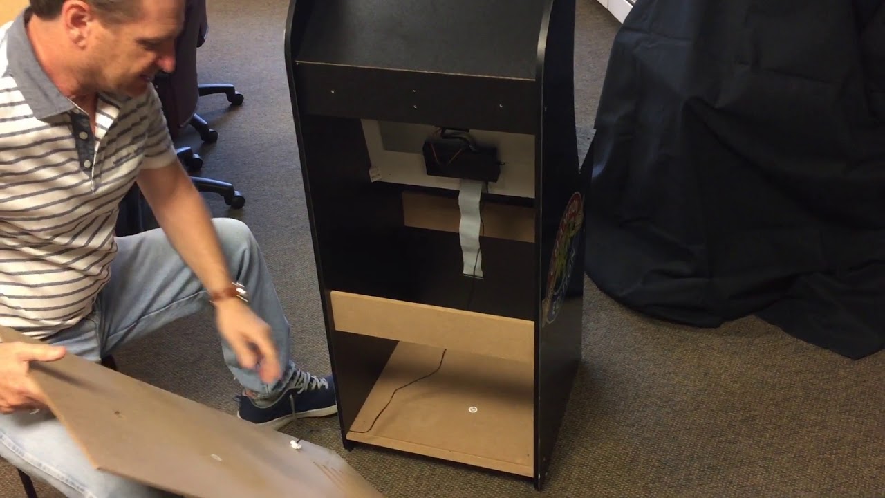 Arcade1Up Back Panel Assembly - YouTube