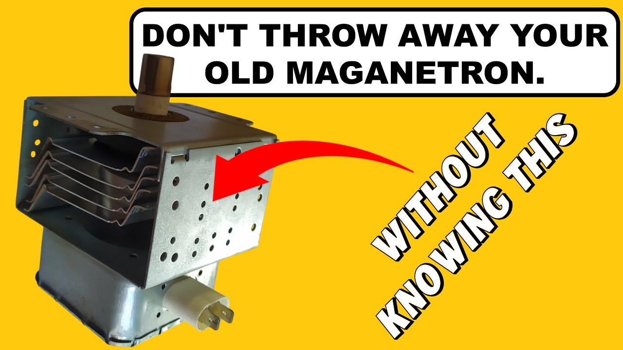 Interesting Idea with Recycled Magnetron. - YouTube