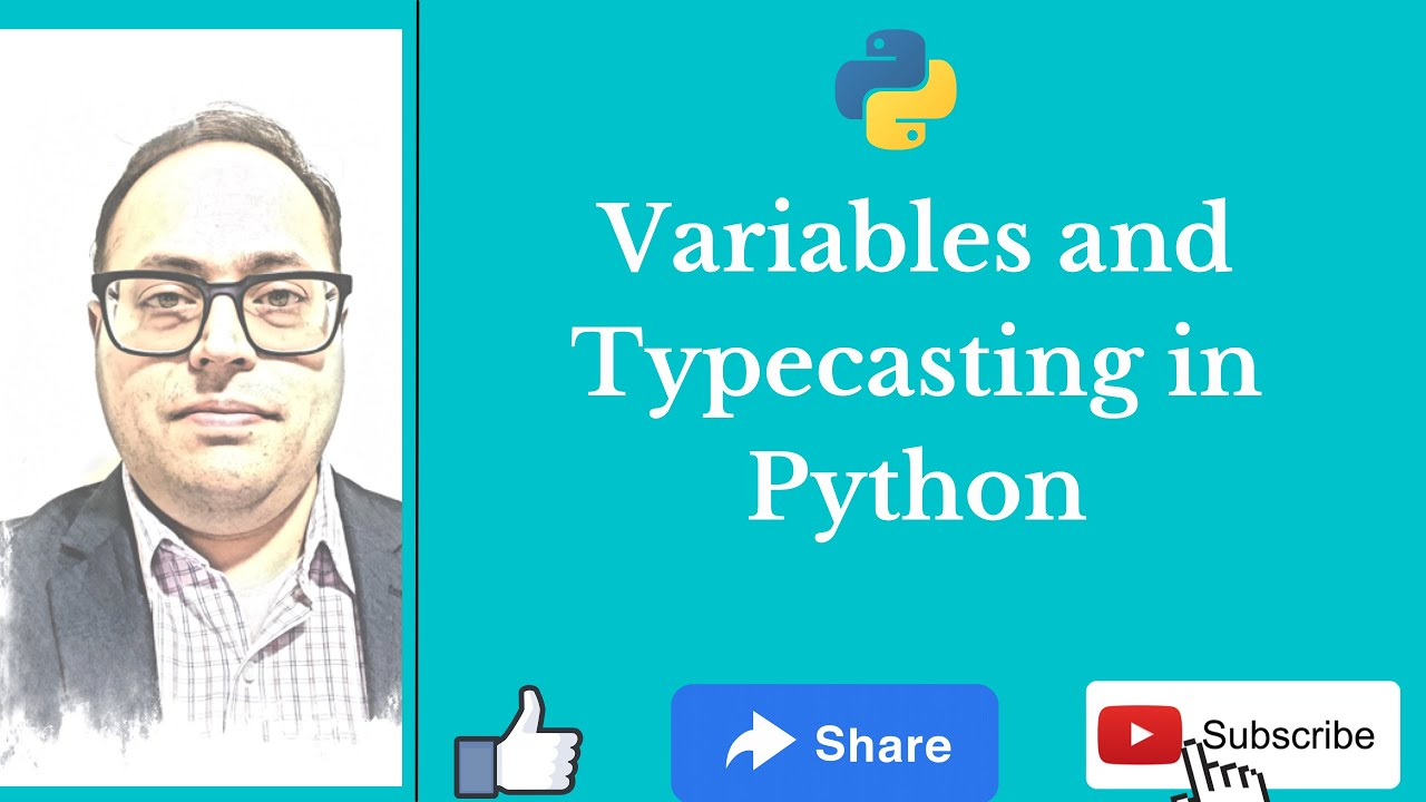 Variables And Typecasting In Python English Youtube