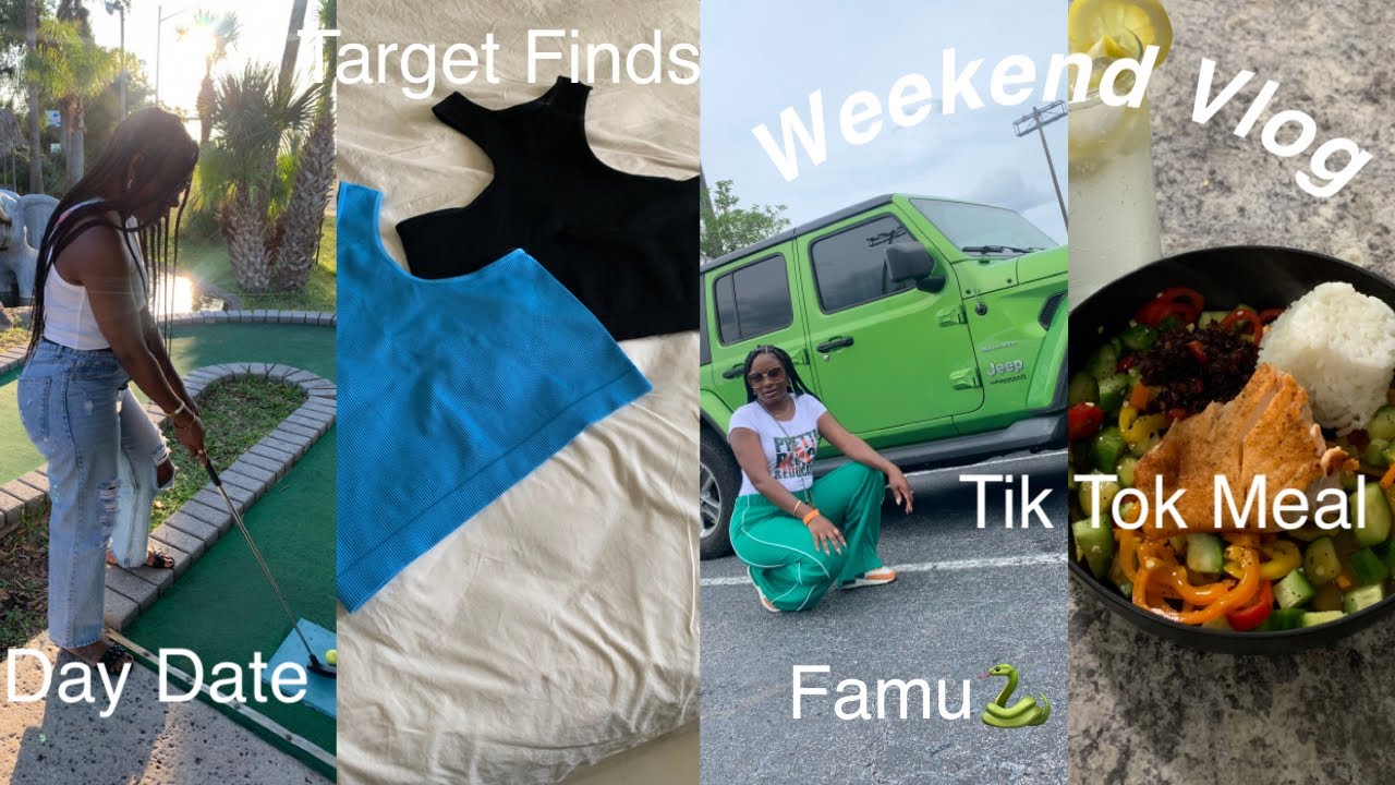 VLOG : FAMU BE OUT DAY + DAY DATE + TARGET HAUL + REFRESH MY BRAIDS ...