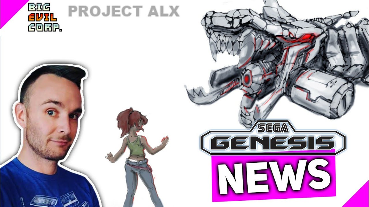 NEW SEGA GENESIS GAME PREVIEW - THE ALEXANDRA PROJECT - FROM THE ...
