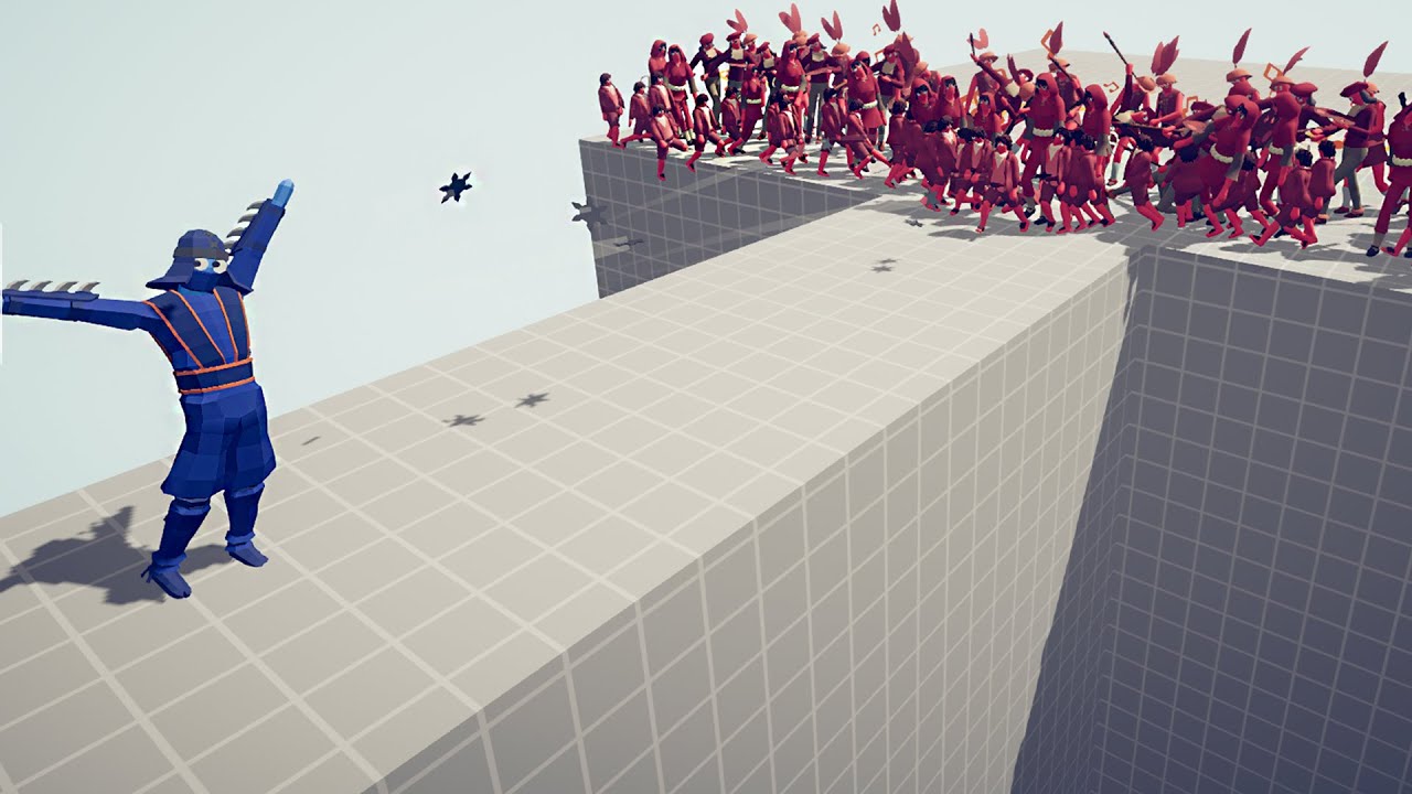 1 Sensei vs 100 Basic Units - Totally Accurate Battle Simulator TABS ...