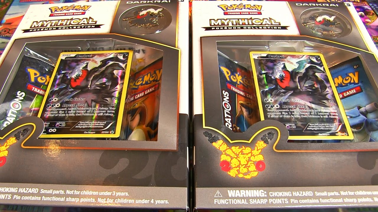 Ouverture de 2 Coffrets Mythical Pokémon Collection Darkrai ! LE ...