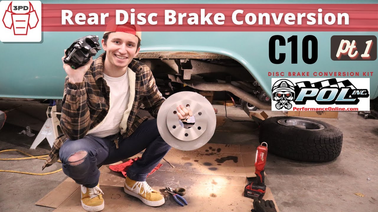 66 Chevy C10 Rear Disc Brake Conversion - Part 1 - YouTube