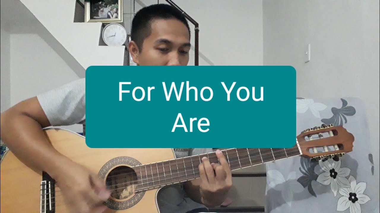 For Who You Are by Hillsong - cover w/ chords & lyrics - YouTube