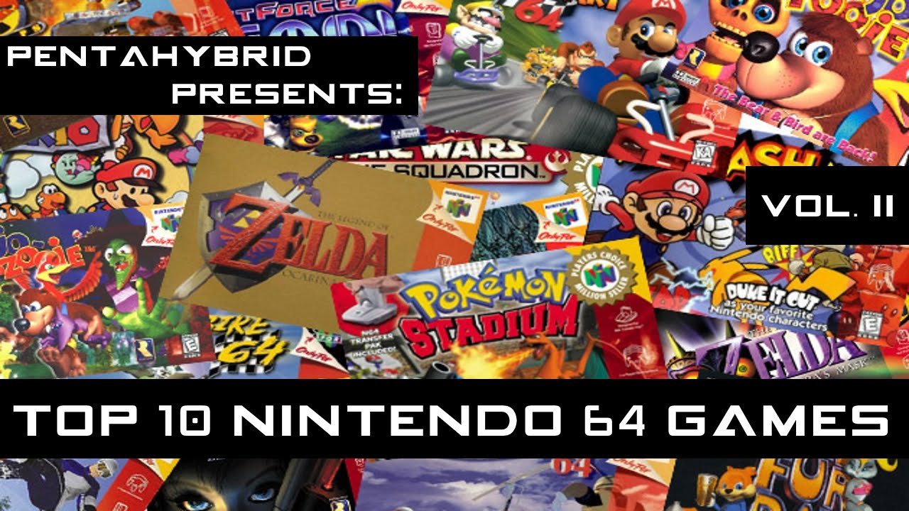 Top 10 Nintendo 64 Games [2:14] - YouTube