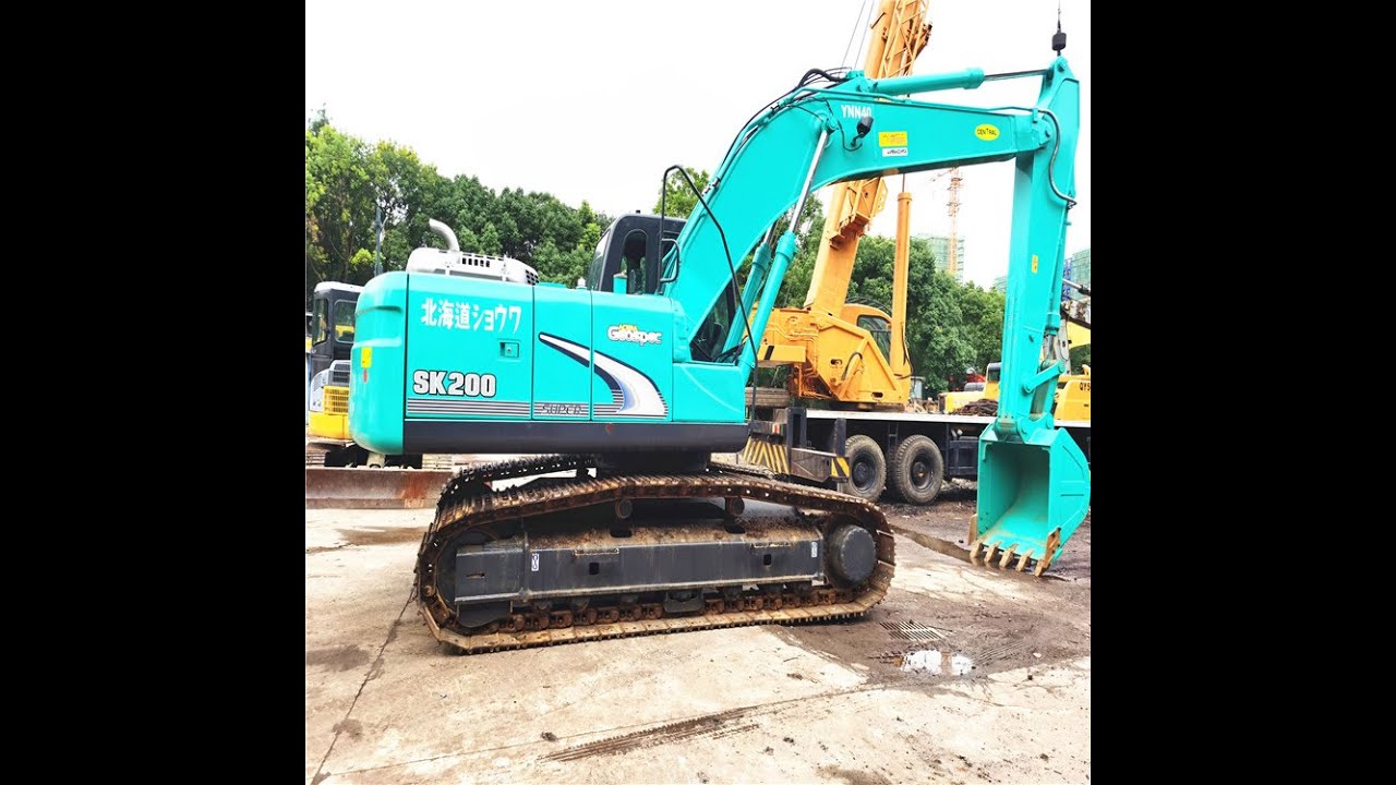 KOBELCO SK200 EXCAVATOR SERIAL NUMBER / CHASSIS NUMBER & 6D34 ENGINE ...