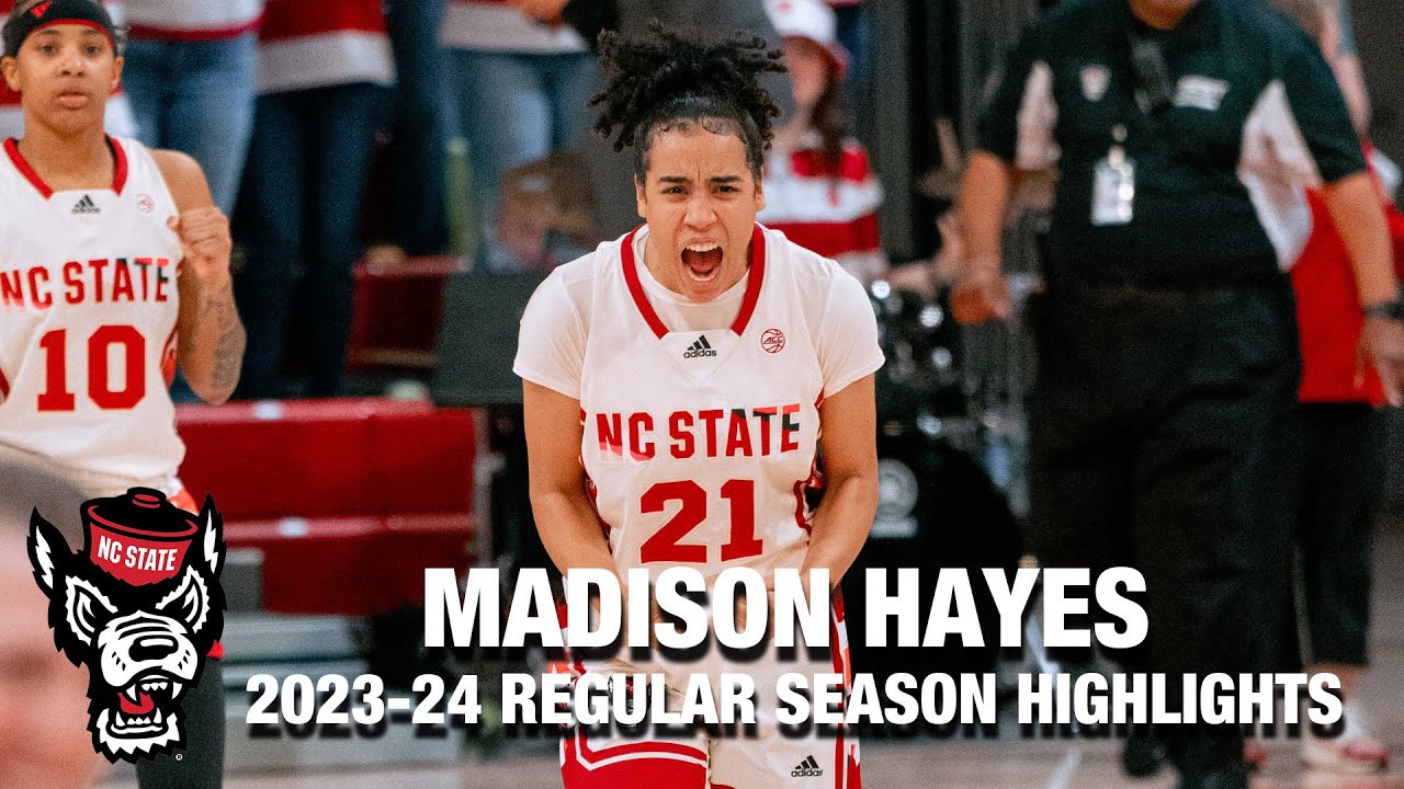 Madison Hayes 2023-24 Regular Season Highlights | NC State Guard - YouTube