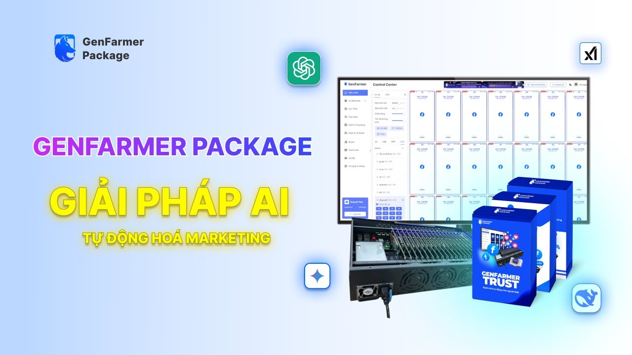 🔥 Giải pháp Tự động hóa GenFarmer Package – Tăng trưởng hàng trăm tài khoản, không cần code ...