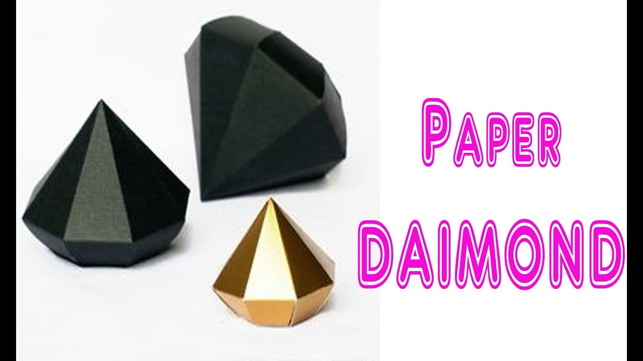 How to Make DIY Diamond| Easy Crafts|Simple ArtsNCrafts| - YouTube
