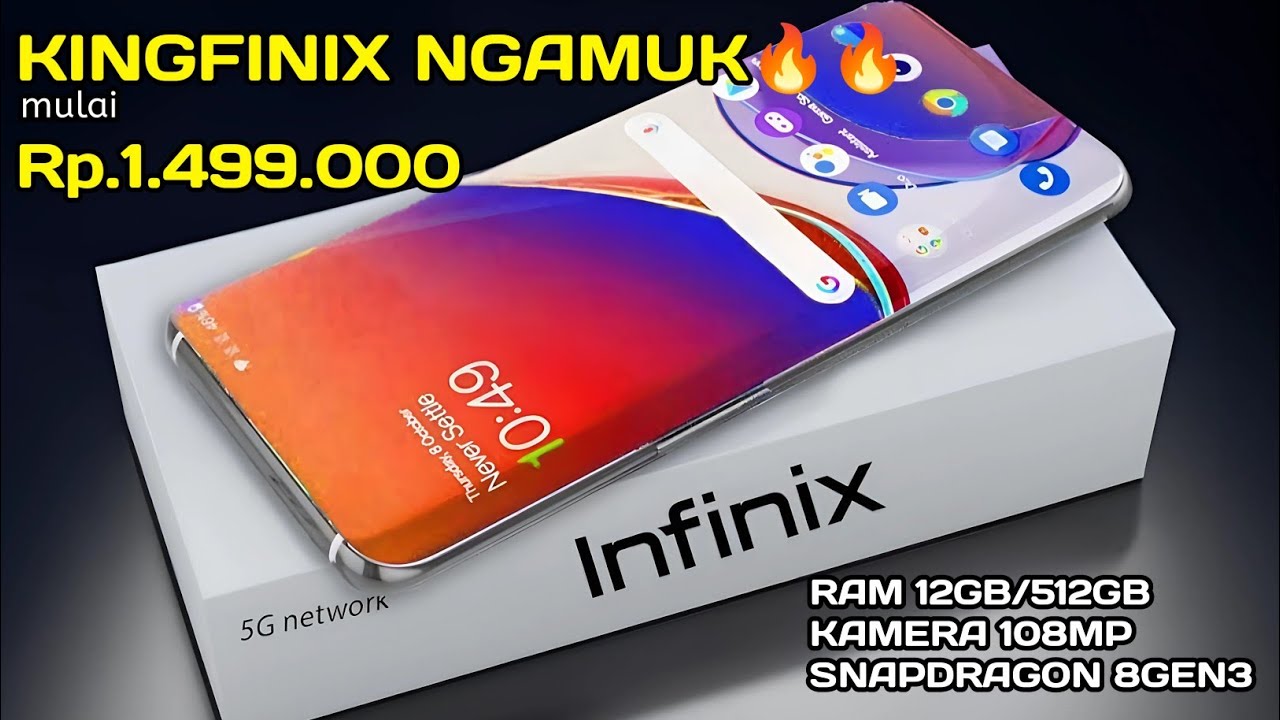 KINGFINIX NI BOSS.‼️ RAM 12GB AJA SEMURAH INI..‼️ HP INFINIX KELUARAN ...