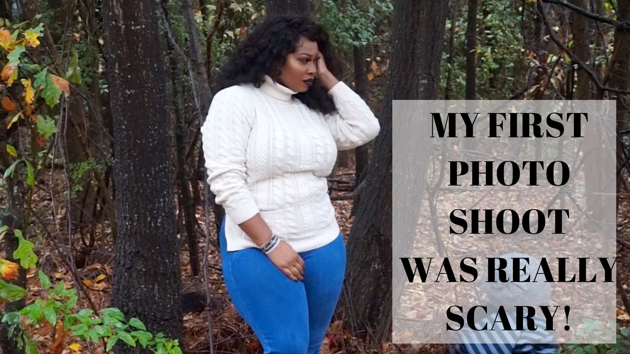 My 1ST PHOTO SHOOT AND I WAS SCARED!!!/ Vlogmas4 - YouTube