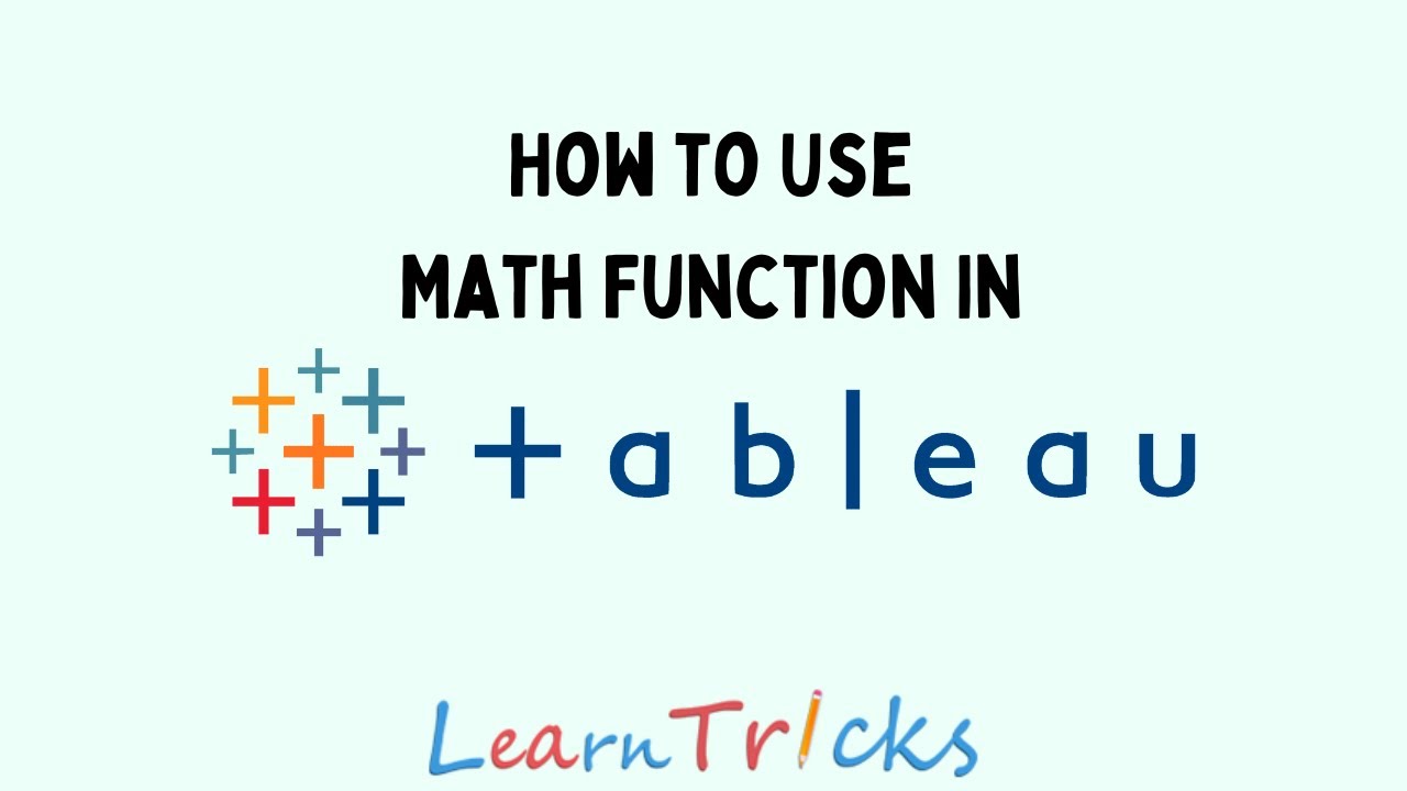 How To Use Math Functions In Tableau | How To Use Calculated Fields In ...