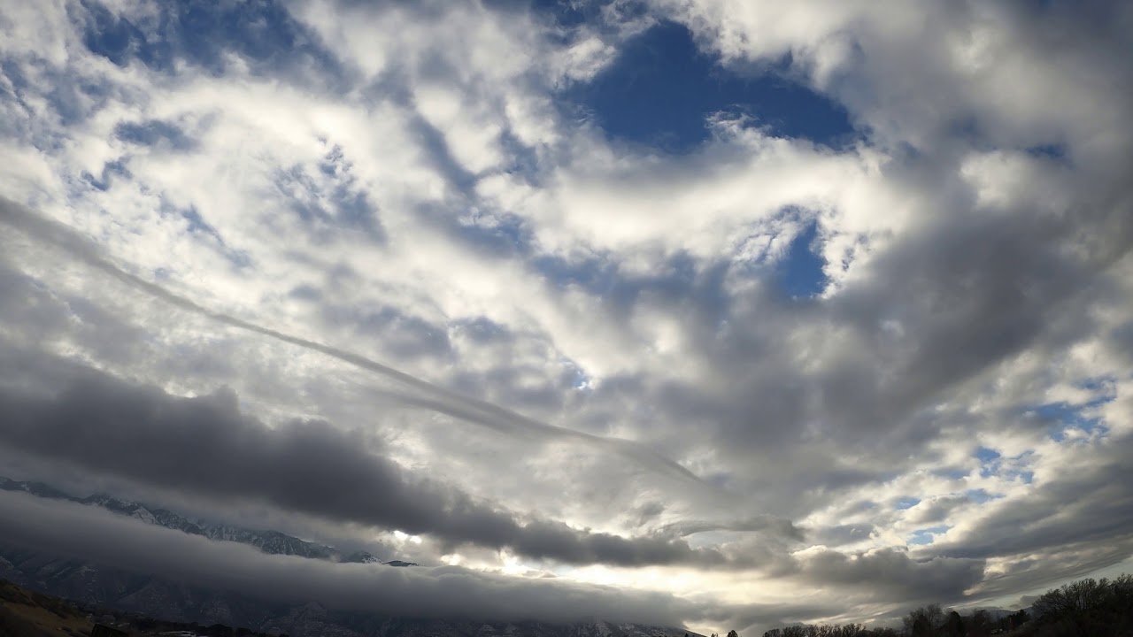 Snowy Wasatch Mountains Sandy Utah USA taken at the Dimpledell Regional ...