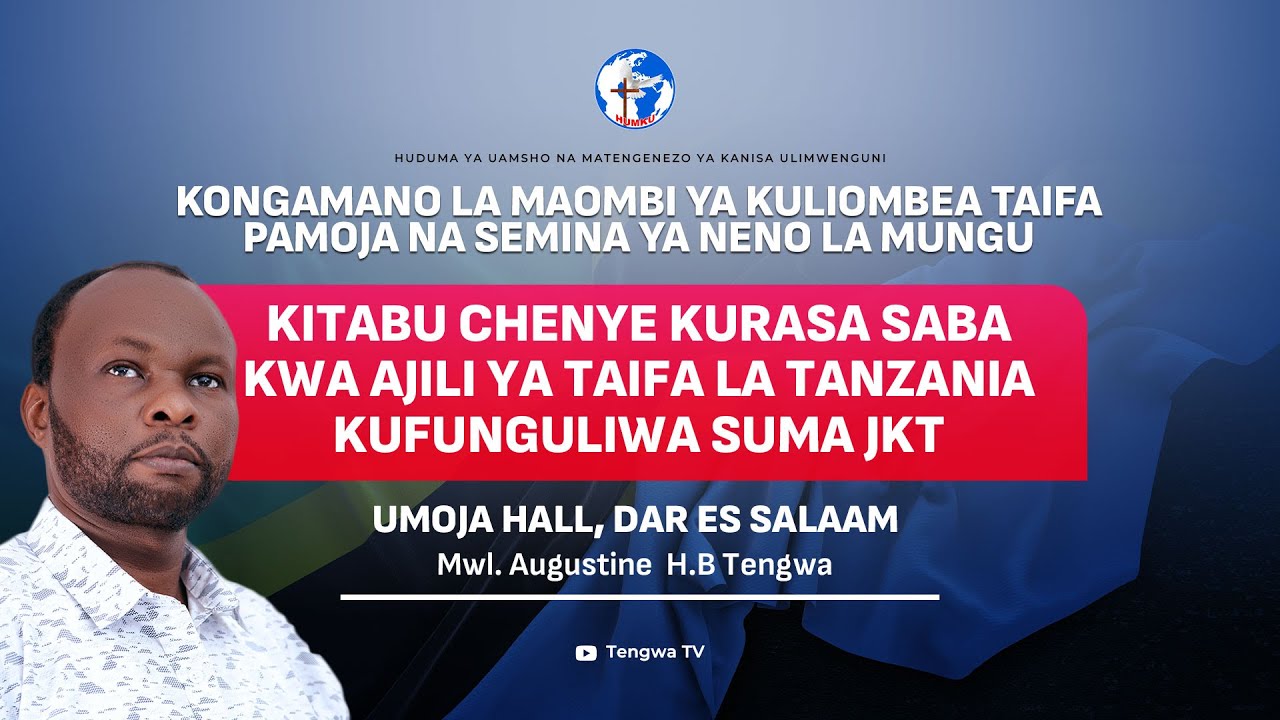 KITABU CHENYE KURASA SABA KWA AJILI YA TAIFA LA TANZANIA KUFUNGULIWA ...
