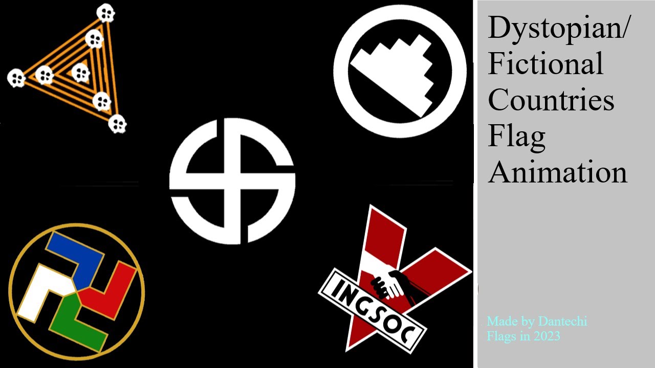 Dystopian/Fictional Countries flag Animation #Dystopia #fiction # ...