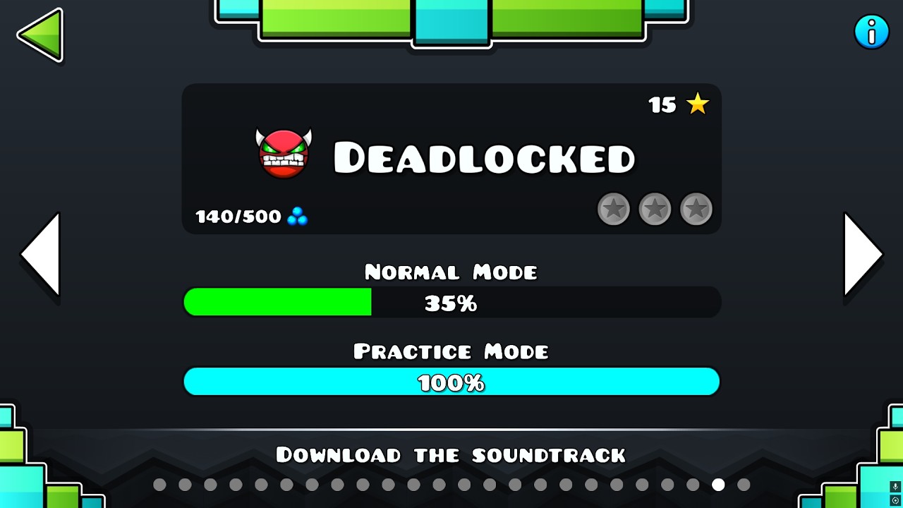 geometry dash UI glitch i found - YouTube