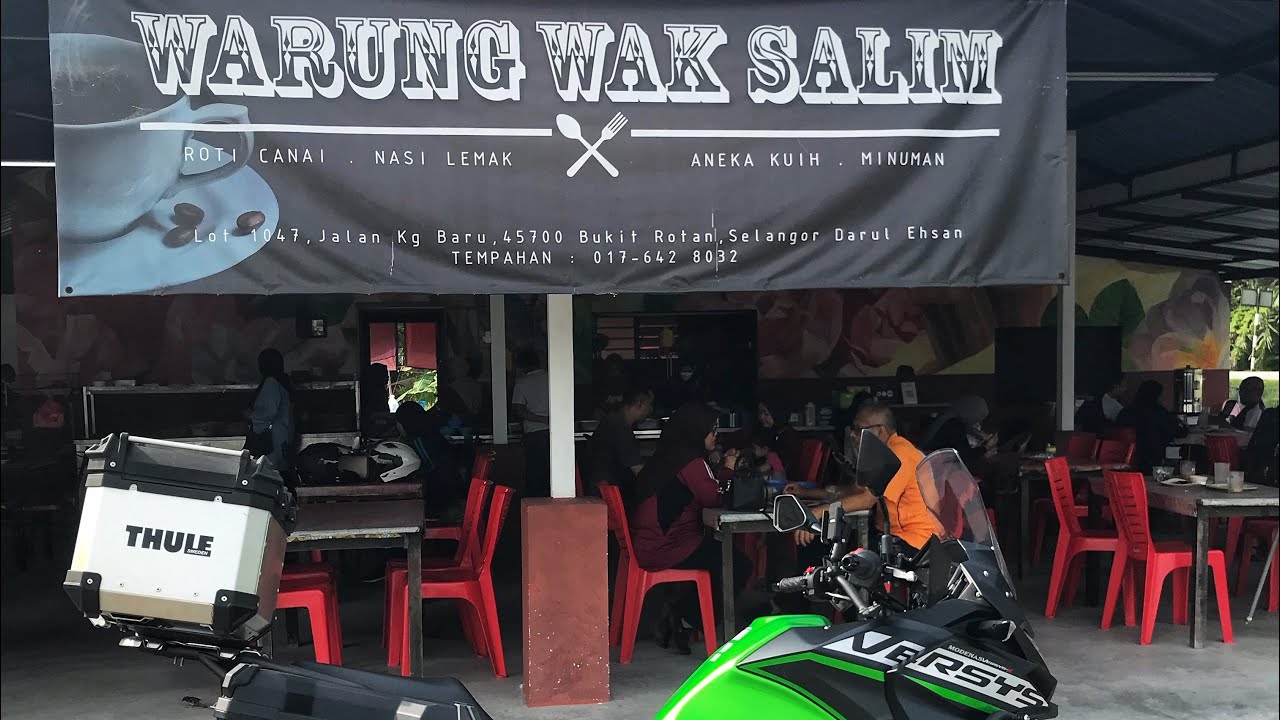 Breakfast Ride | Warung Wak Salim | Ijok Kuala Selangor | Modenas Versys x 250 - YouTube