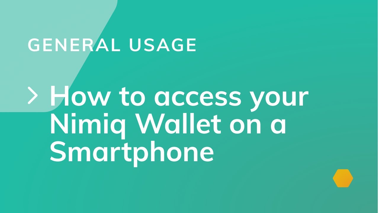 How to access your Nimiq Wallet on a Smartphone 📲 - YouTube