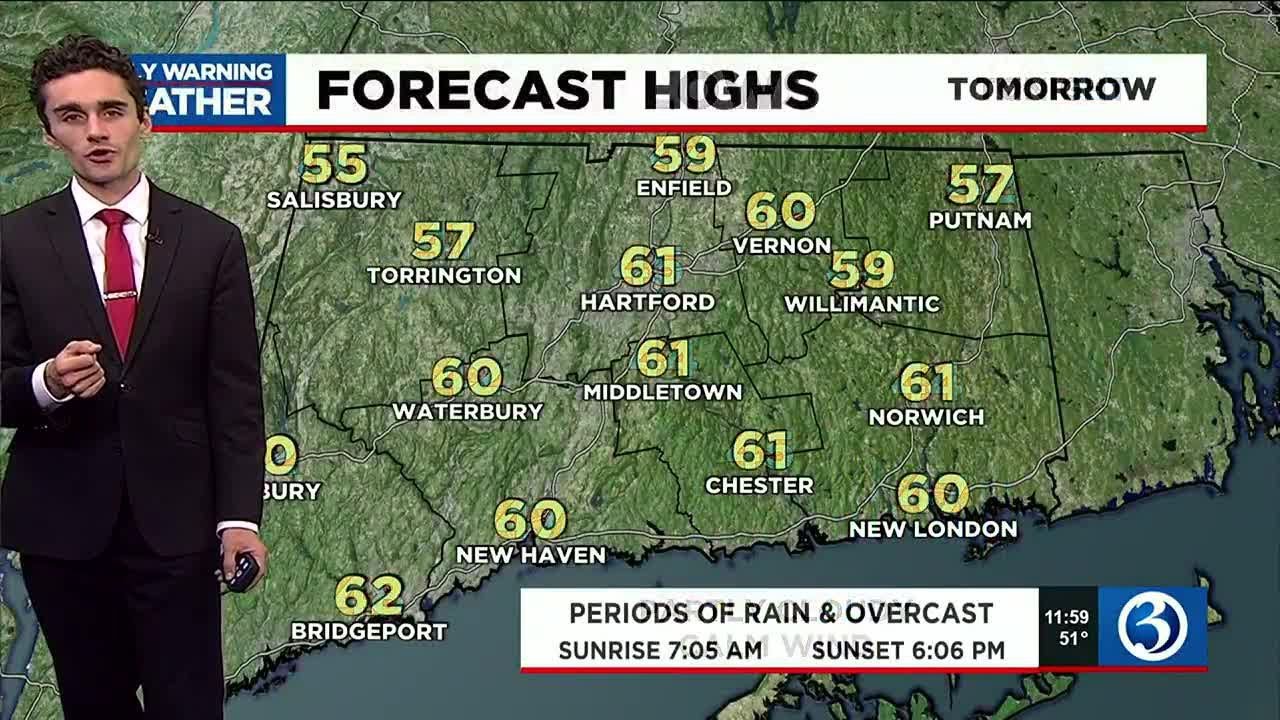 FORECAST: Rain arrives on Monday along with a drop in temps! - YouTube
