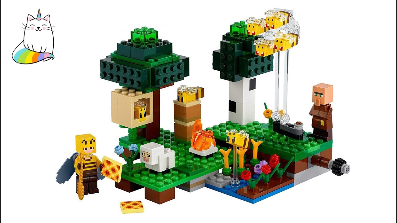 LEGO Minecraft The Bee Farm Village Building Set (21165) - Lego Speed ...