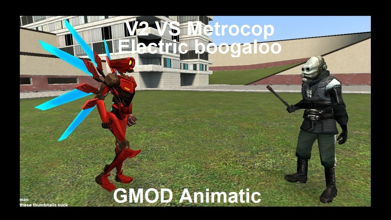 V2 vs Metrocop (A Gmod animatic) - YouTube