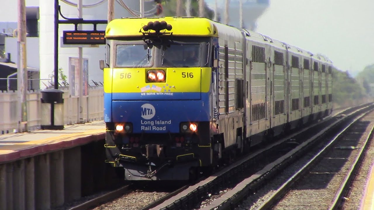 LIRR: A Broiling Summer Friday Rush Hour at Bethpage Feat. TC82 ...