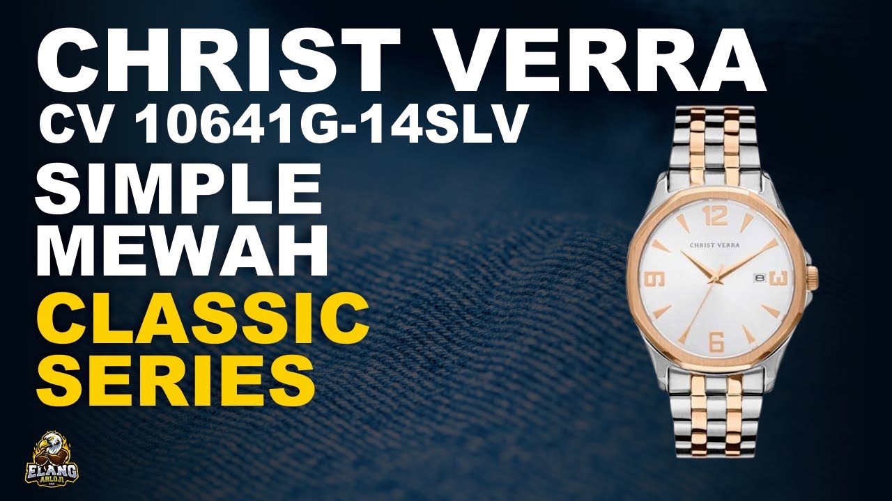 CHRIST VERRA CV 10641G-14SLV : JAM TANGAN CHRIST VERRA SIMPLE MEWAH ...