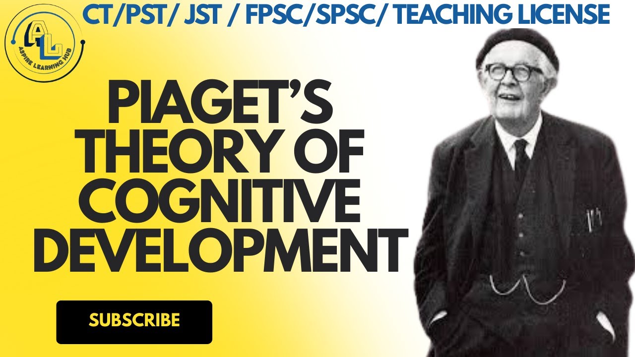 Jean Piaget Theory of Cognitive Development Explained | 4 Stages ...