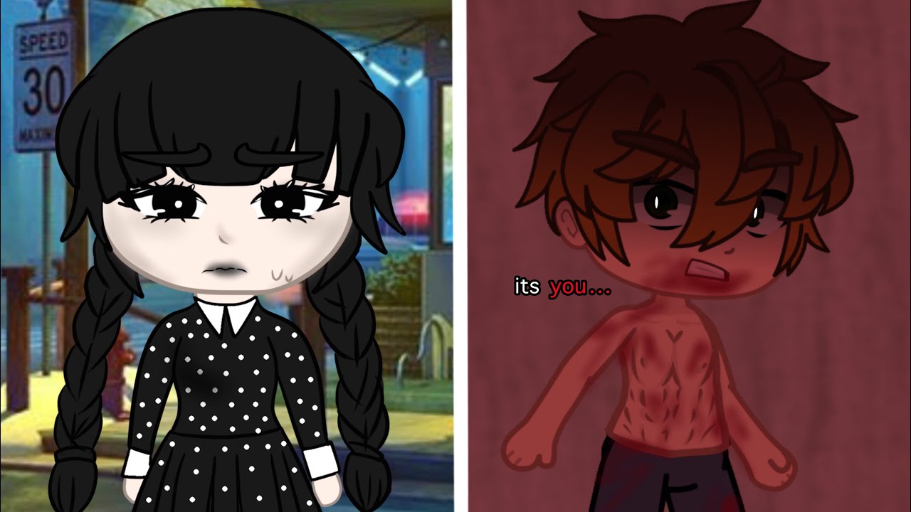 Wednesday Addams finds out Tyler is the Hyde! || gacha club - YouTube