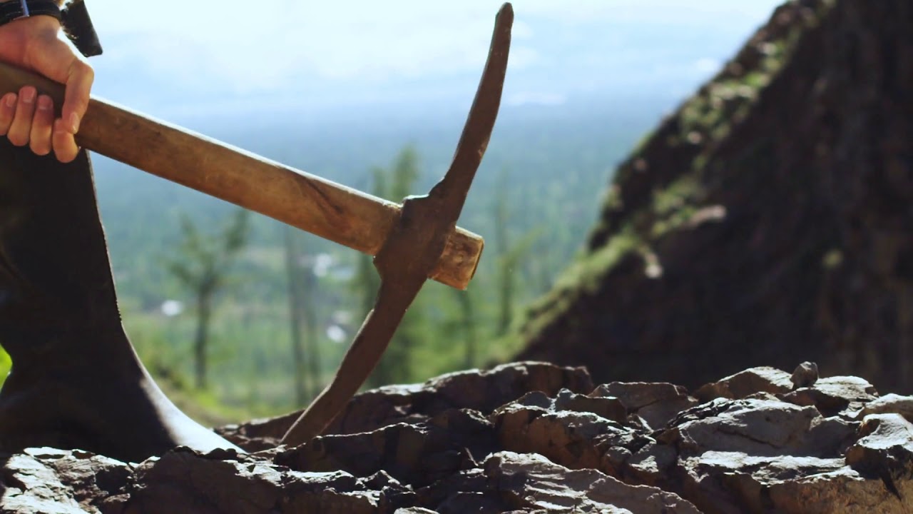 a miner is mining ore with a pickaxe hxbcmuh0yl D 1 - YouTube