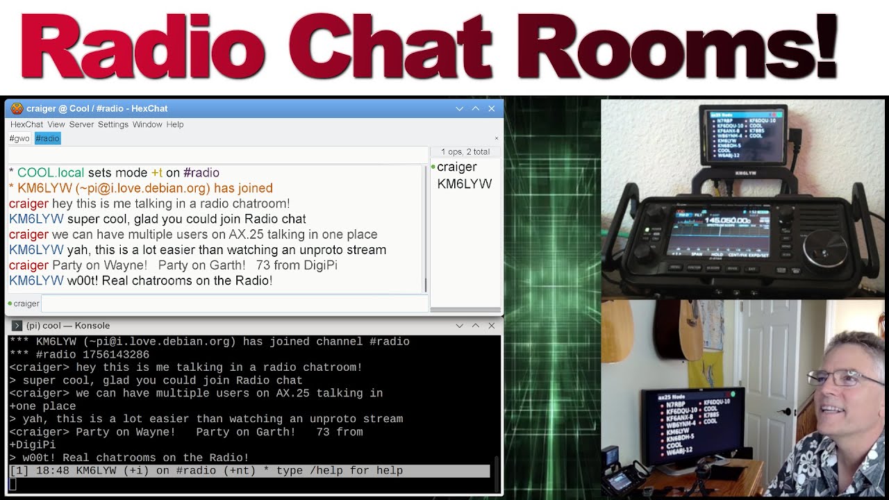 Create Keyboard-to-Keyboard Radio Chat Rooms! (IRC Chat, Converse ...