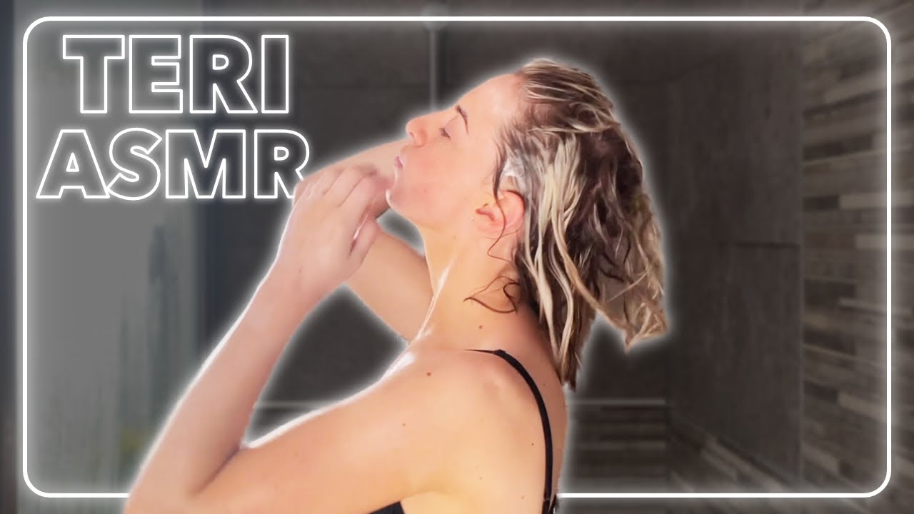 [ASMR] Simple Shower With Me | Brushing Hair Sounds [ASMR Sleep Sounds] 🚿 - YouTube