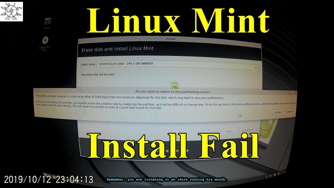 Linux Mint Install Fail YouTube linux-mint-install-fail-youtube