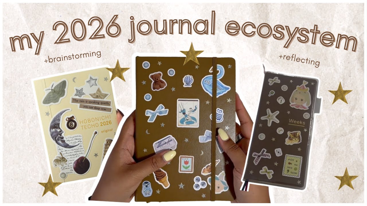 my 2026 journal ecosystem ᝰ.📖 - YouTube