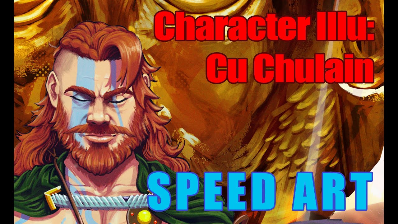 Cu Chu Lain - Color Process Speed Art - YouTube