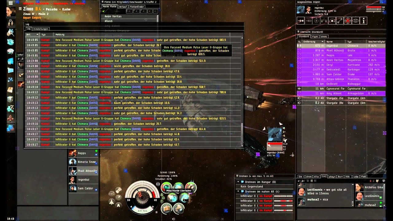 EvE Online Chimera Fun - YouTube