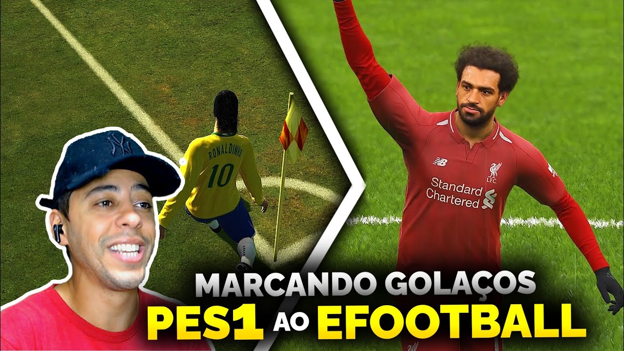 EU JOGUEI TODOS 'PES' já LANÇADOS!🤯 (PES1 ao PES 2021) + EFOOTBALL ...