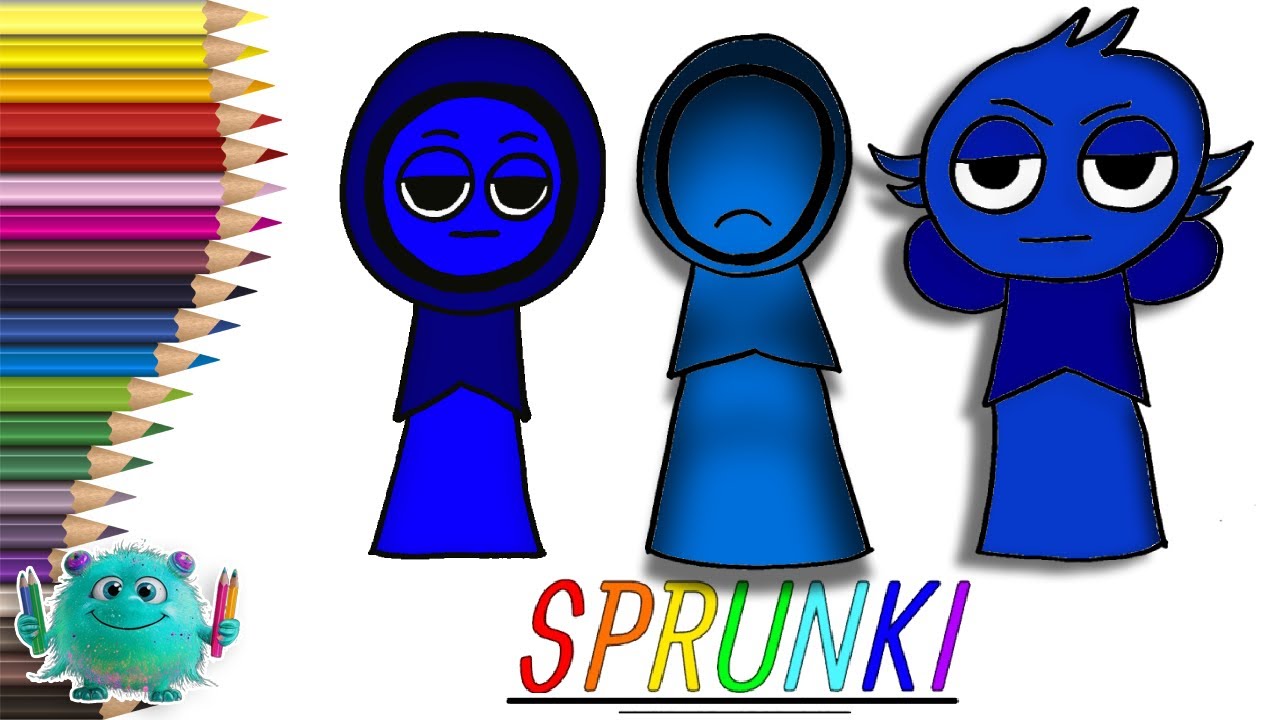 Drawing Sprunki Jevin Phase 1, 3 & 4 - YouTube