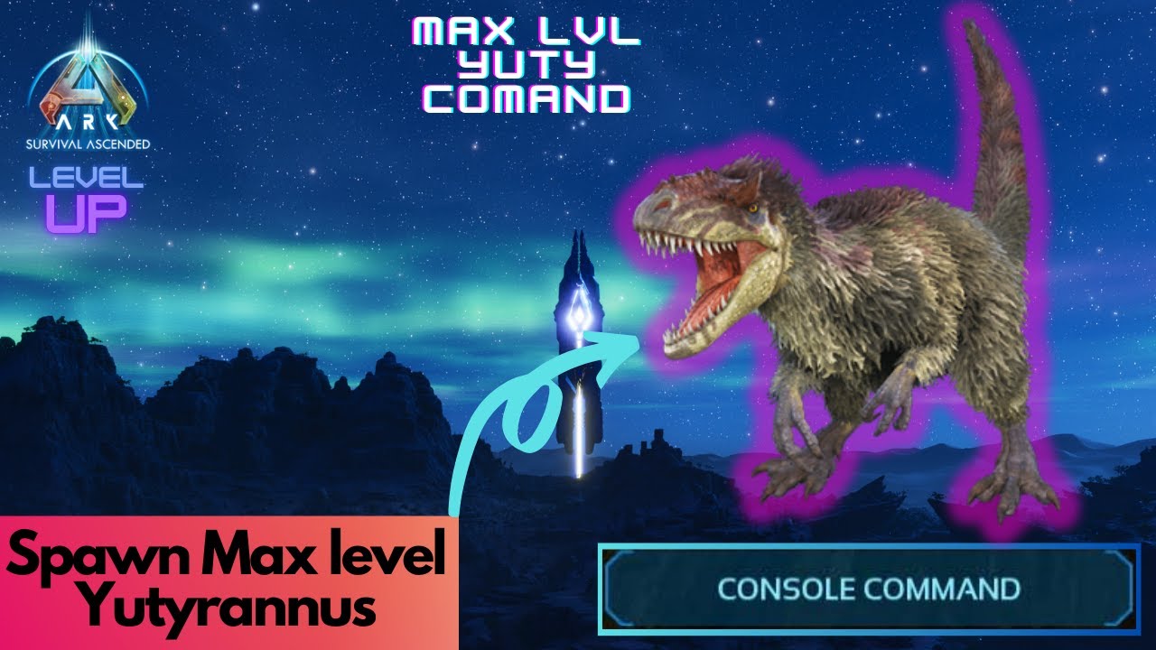 Tamed Yutyrannus Spawn Command | Ark Survival Ascended - YouTube