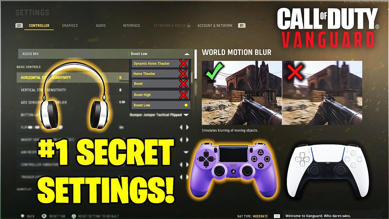 SECRET SETTINGS YOU NEED TO CHANGE NOW! BEST CONTROLLER and AUDIO ...