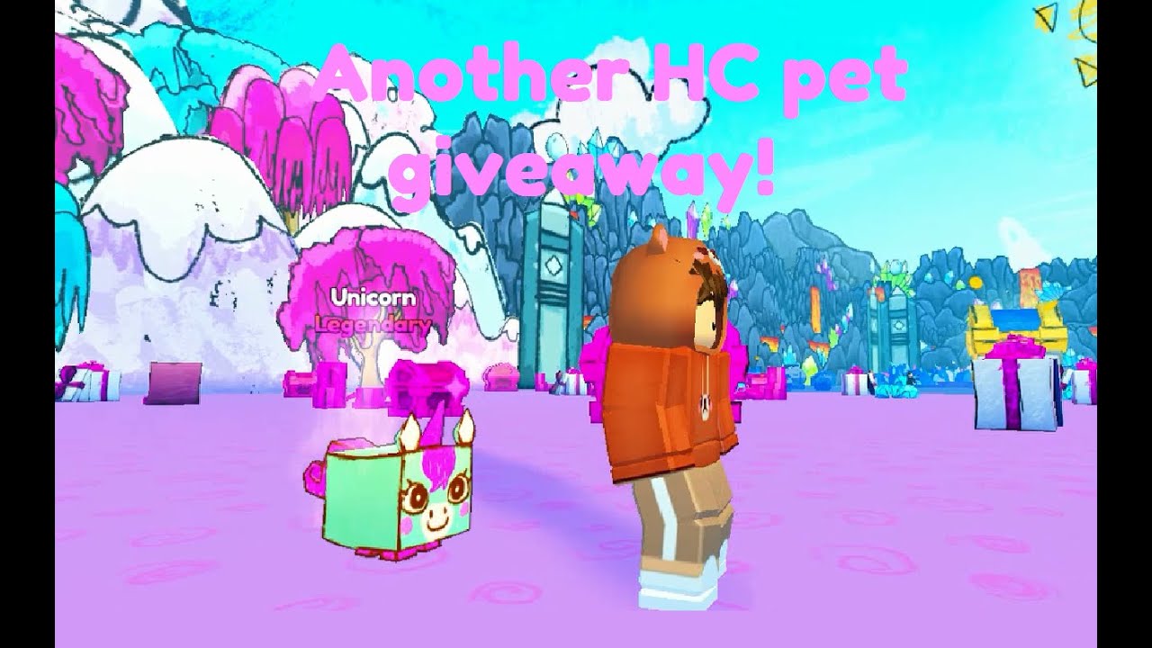 GIVING AWAY ANOTHER HC PET (HC RB Doodle Unicorn) | Roblox Pet ...